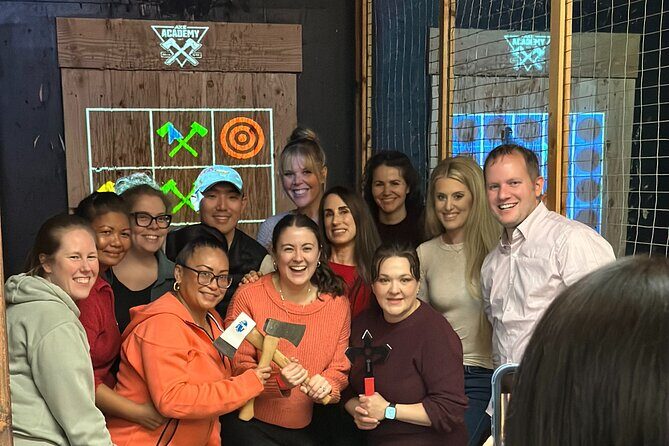 Axe Academy Projector Lane Axe Throwing Experience - Introduction