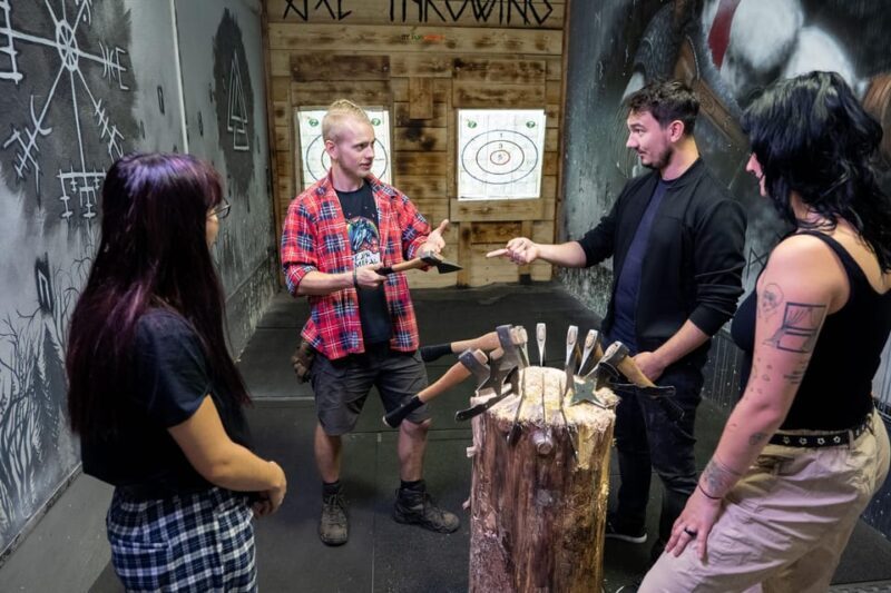 Axe Throwing in Fun Arena in the centre of Prague - Key Points