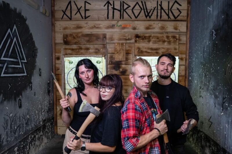 Axe Throwing in Fun Arena in the centre of Prague - What to Expect from Your Visit