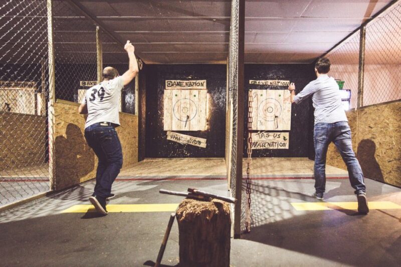 Axe throwing Kraków in Axe Nation - the 1st club in Europe - Practical Details & Tips