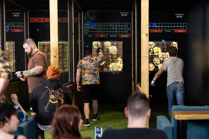 Axe Throwing with Digital Targets in Southport - An Authentic Spin on Axe Throwing