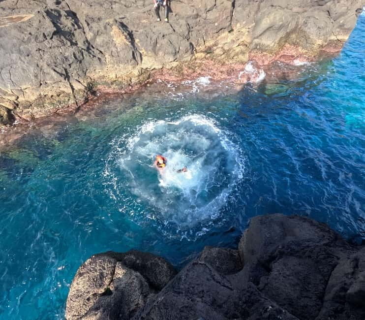 Azores Coasteering - Caloura l S.Miguel - Duration, Group Size, and Flexibility