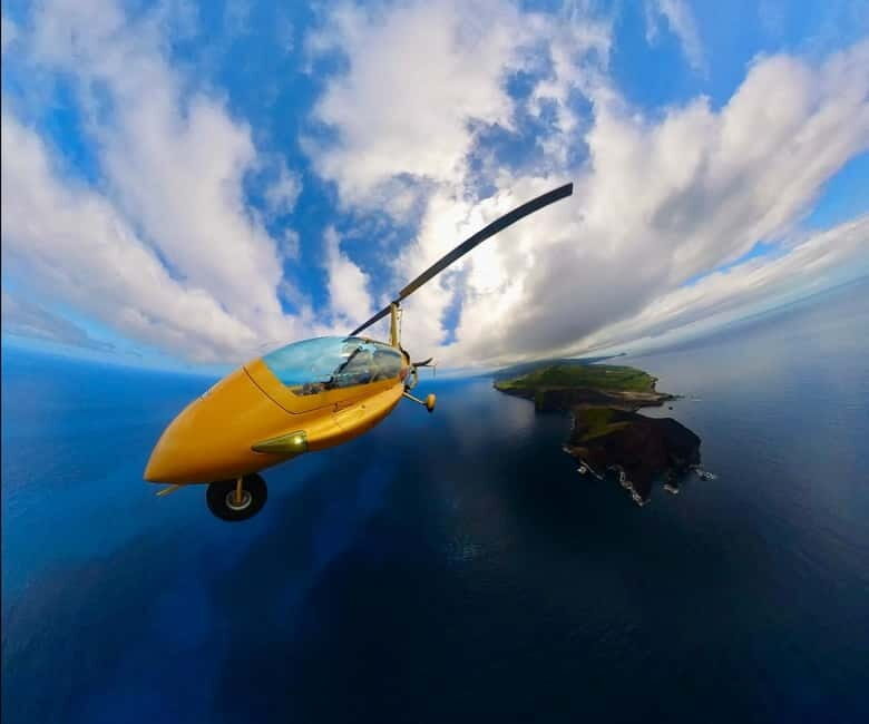 Azores Gyrocopter Flight Experience- Triangle Islands - Who Should Consider This?