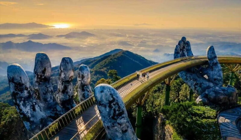 Ba Na Hills Admission with Cable Car and Optional Lunch - Walking the Golden Bridge