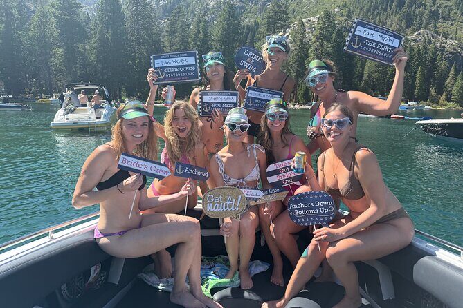 Bachelorette Boat Party Private Charter With Captain 4 Hours - A Close Look at the Bachelorette Boat Party Private Charter on Lake Tahoe
