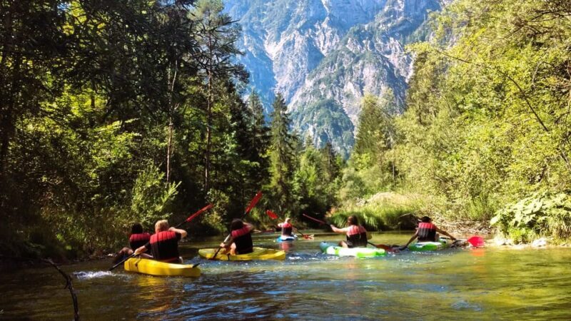 Bad Goisern: Kayak adventure on the Traun in the Salzkammergut - The Attraction of Kayaking on the Traun River