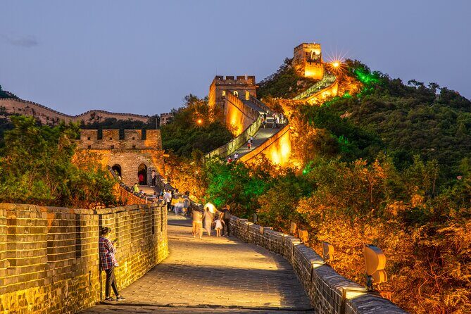 Badaling Great Wall Private Night Tour with Light & Culture shows - Key Points