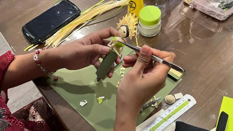 Bali: 3D Paper Quilling Workshop - Analyzing the Value