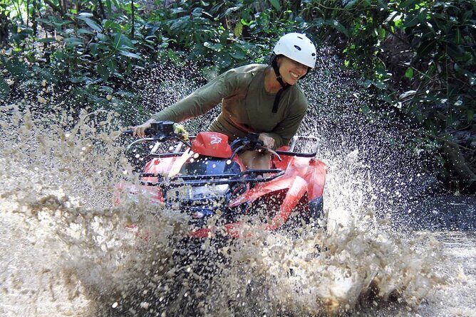 Bali : ATV ride adventure and water rafting experience - Key Points