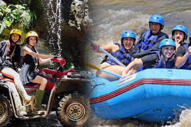 Bali ATV Ride Commbination white water rafting - Key Points