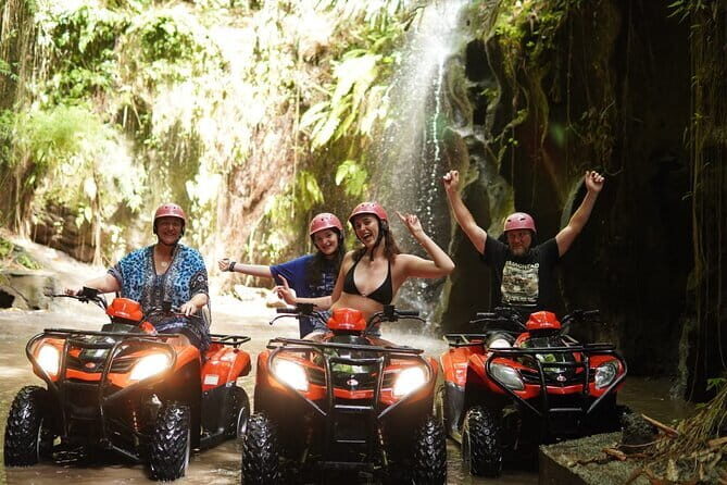 Bali ATV ride through river, waterfall, cave, village + Free tour - Key Points