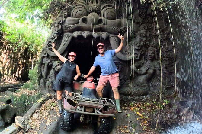 Bali ATV Ride Ubud Waterfall, Ricefield,River,Barong Cave, Lunch - Key Points