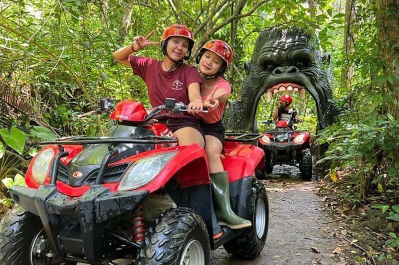 Bali: Atv Ride Under Twin Waterfalls & Gorilla Cave - Key Points