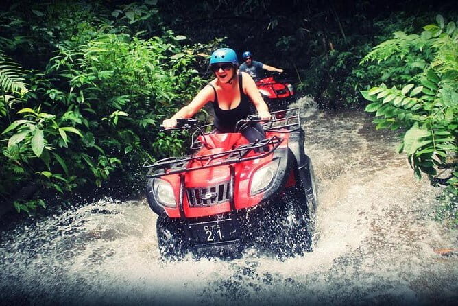Bali ATV Ride Waterfall,River,Rice Field,Gorilla cave Ubud-Lunch - The Sum Up