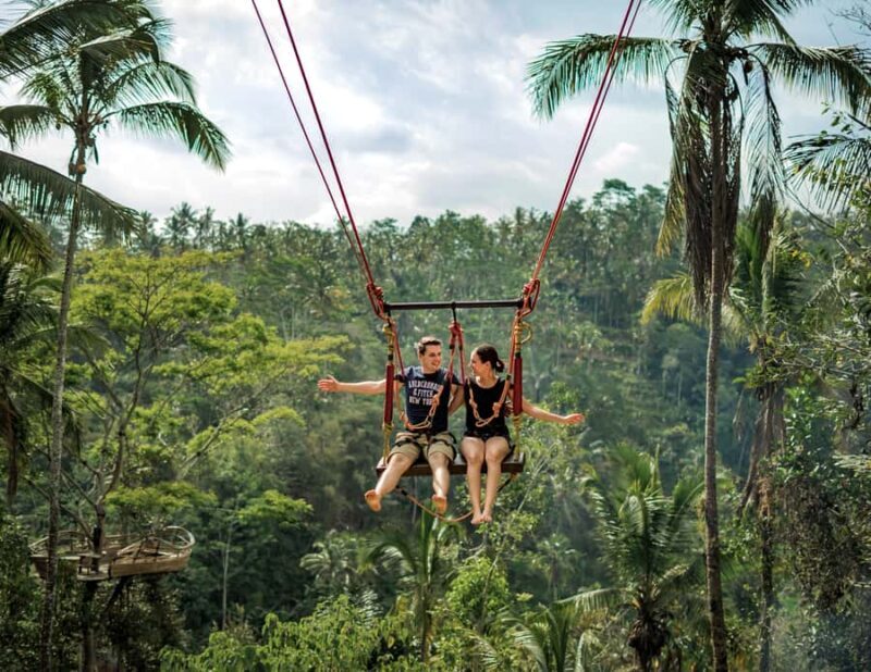 Bali: Ayung River Rafting & Jungle Swing Tour with Transfer - Key Points