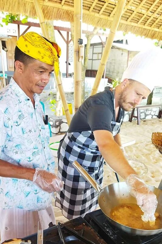 Bali: Balinese Cooking Class with pandawa beach view - The Itinerary in Detail