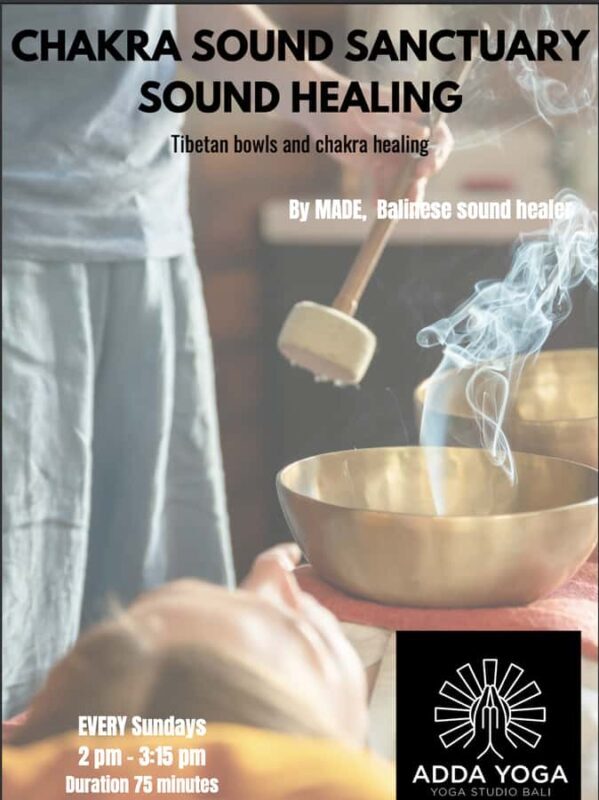 Bali: Chakras sound sanctuary | Sound healing ADDA YOGA - Key Points
