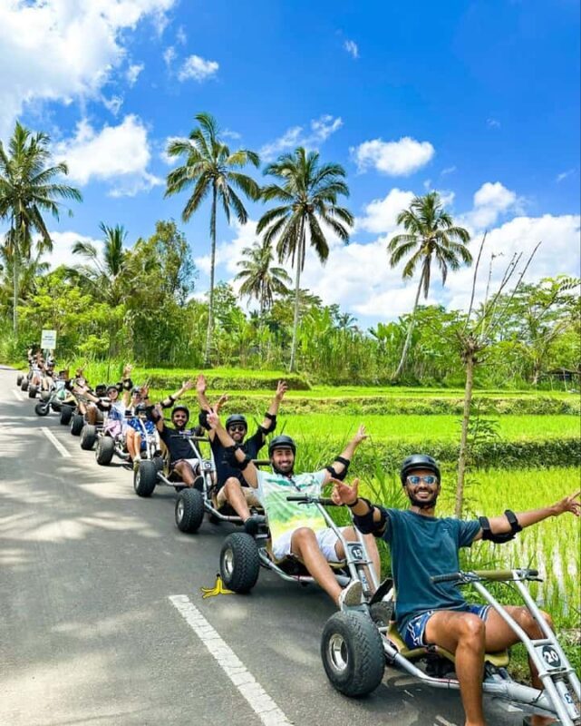 Bali: Jungle Cart Adventure and White Water Rafting Tour - Key Points