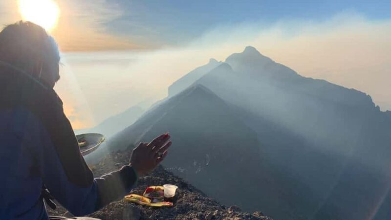 Bali: Mount Agung Sunrise Trekking Tour with Hotel Pickup - Reaching the Summit