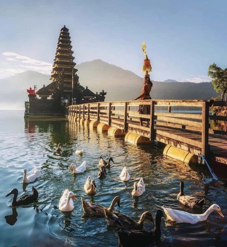 Bali: Mount Batur Jeep Tour with Floating Temple & Falls - Key Points