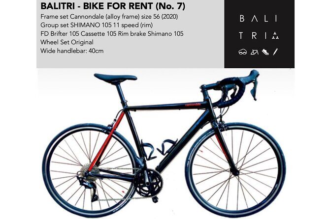 Bali road bike hire / rent - The Ride and the Experience