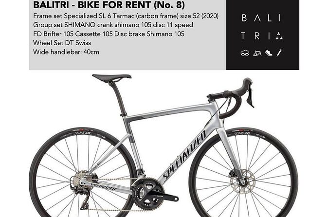 Bali road bike hire / rent - FAQ