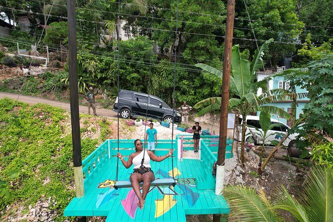 Bali Style swing with Dunn's River Falls & Secret Falls - Key Points