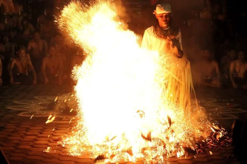 Bali Traditional Kecak Fire Dance & Night Market Tour - Key Points