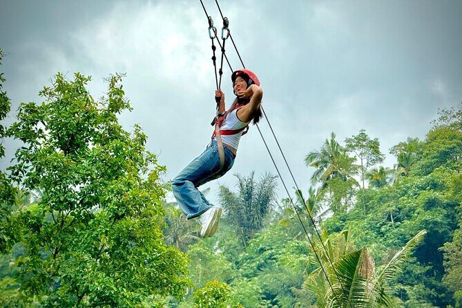 Bali Ubud Zipline, Monkey Forest and Waterfall Adventure - Experience the Bali Ubud Zipline, Monkey Forest, and Waterfall Adventure