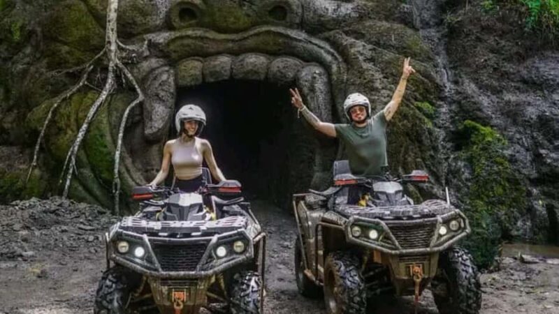 Bali Waterfall Gorilla Cave ATV, Rafting and Monkey Forest - Key Points