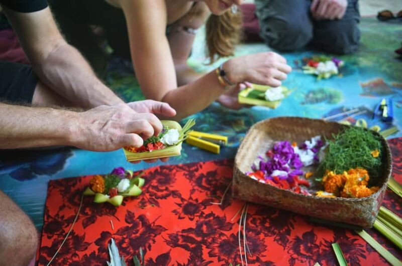 Balinese Offering Making, Meditation & Purification in Ubud - FAQs