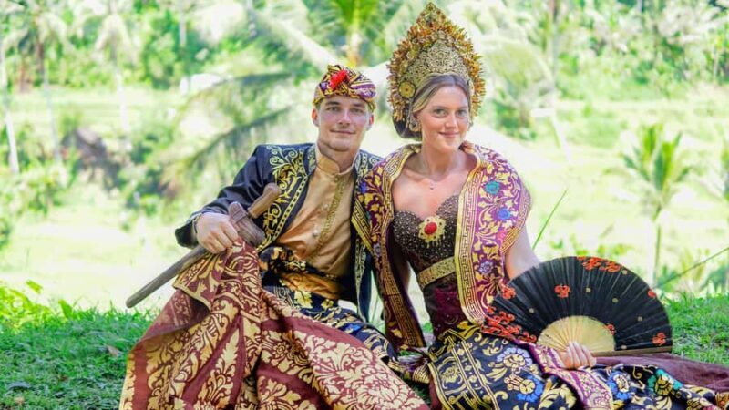 Bali:Traditional Wedding Photoshoot +Massage Rice Field View - The Authentic Cultural Touch and Photo Quality