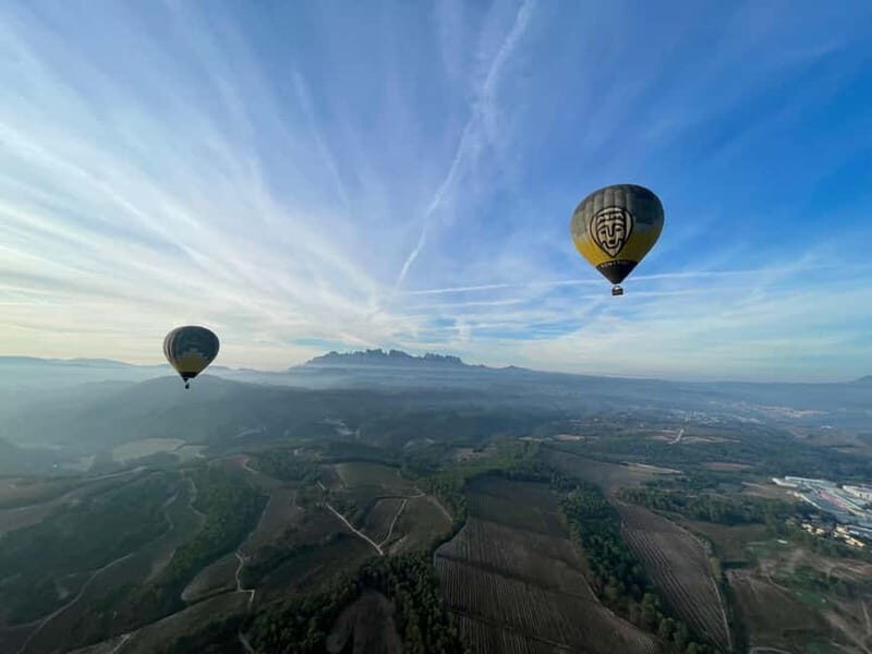 Balloon flight: panoramic view of Montserrat and Transport from Barcelona - FAQs