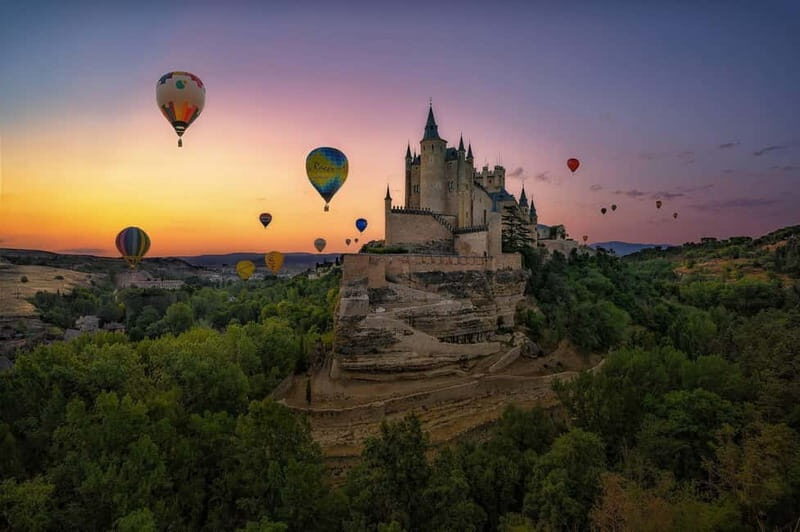 Balloon ride over Segovia - The Meal and Additional Offerings