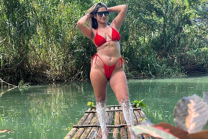 Bamboo rafting with limestone foot massage. - The Authenticity and Cultural Connection