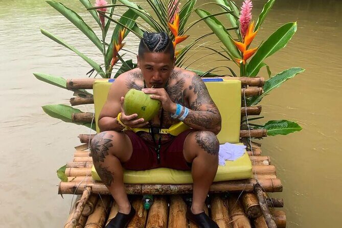 Bamboo Rafting with limestone Massage and Margaritaville From Montego Bay - Key Points