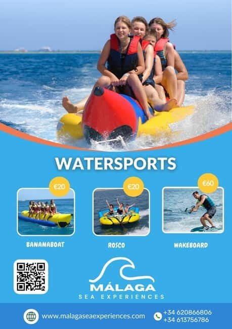 Banana boat in Malaga city, Playa del Palo - Introduction: A Splash of Adventure in Malaga