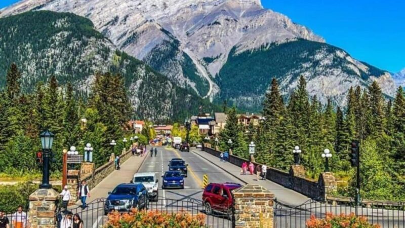 Banff: Gondola, Hot Springs, Bow falls & Three Lakes Tour - Bow Falls and Surprise Corner: Iconic Banff Landmarks