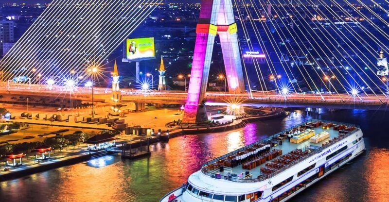 Bangkok: 2-Hour Dinner & Shows on White Orchid River Cruise - Key Points
