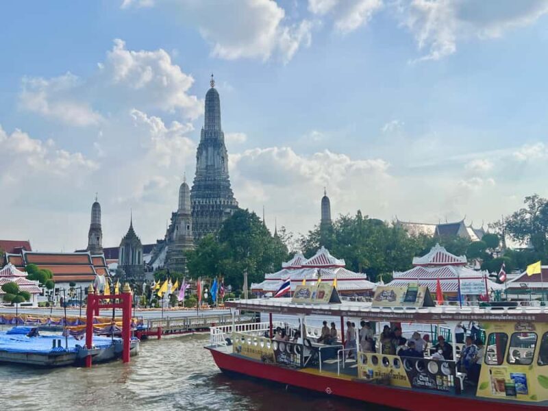 Bangkok: Boat Bliss Riverside Cruise Tour and Wat Arun Visit - Key Points