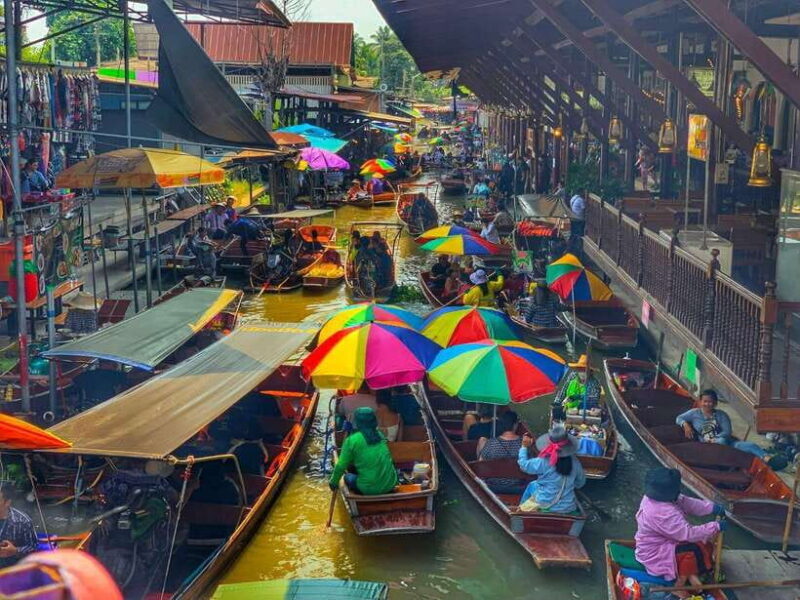 Bangkok: Damnoen Saduak and Mae Klong Train Markets - Key Points