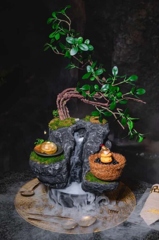 Bangkok: Fine Dining in Stunning Waterfall Cave at Myste - Key Points