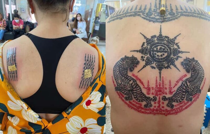 Bangkok: Hand Poked Thai Tattoo Guide at Wat Bang Phra - A Closer Look at the Experience