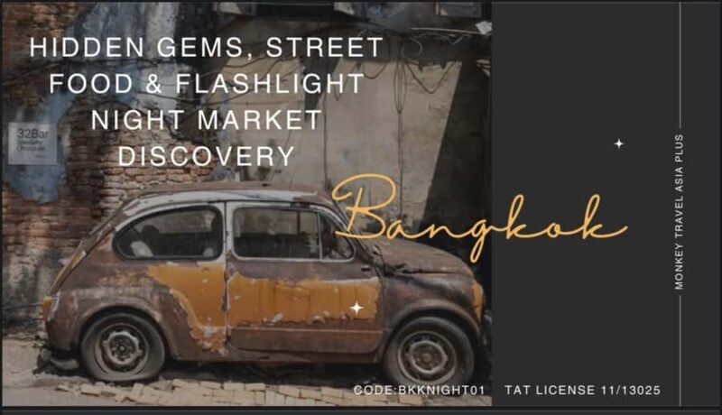 Bangkok: Hidden Night Adventures Tuk-Tuk Tour with Food - Key Points