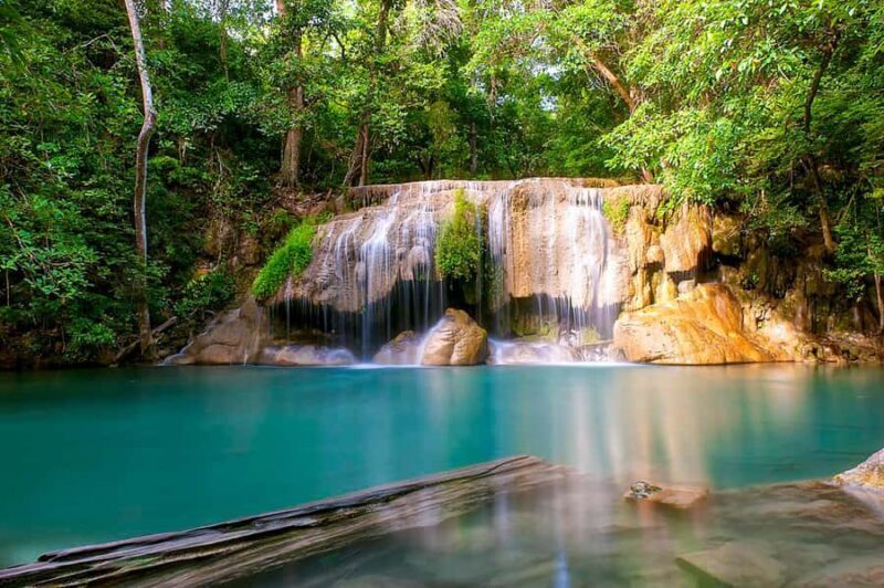 Bangkok: Kanchanaburi & Erawan Waterfalls Spanish Tour - Key Points