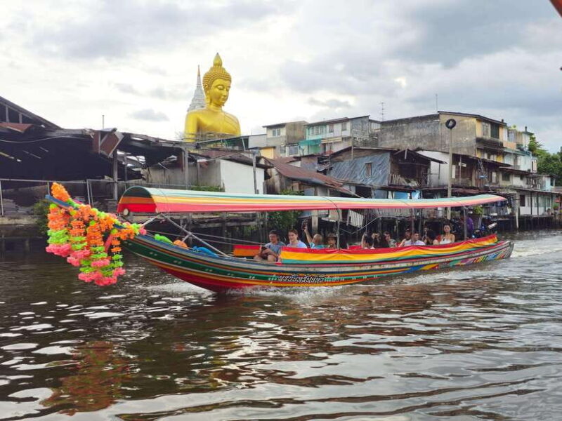 Bangkok Long Boat Canal a Big Buddha & Culture Markets Tour - The Itinerary Breakdown