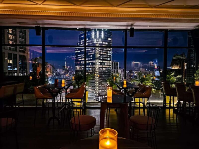 Bangkok: Mojjo Rooftop Lounge & Bar Food & Beverage Package - Value for Money