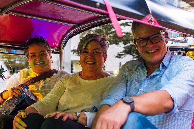 Bangkok Night Food and City Tour by Tuk Tuk - Transportation, Timing, and Group Size