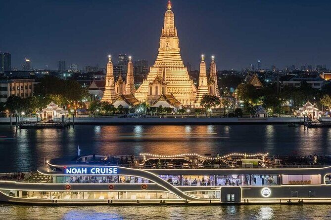 Bangkok: Noah 6 Stars Luxury Chao phraya River Dinner Cruise - Key Points