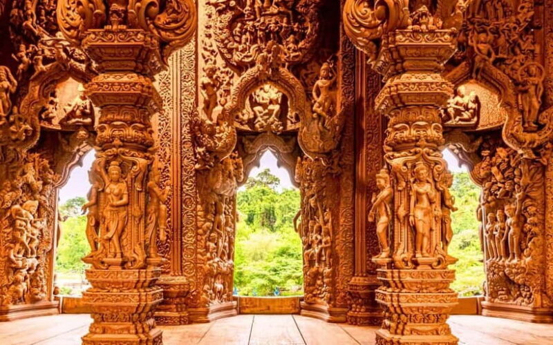 Bangkok: Pattaya Truth Sanctuary Guided Tour & Coral Island - The Itinerary: A Closer Look